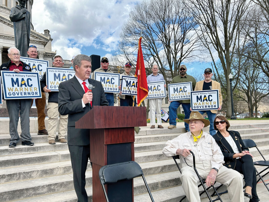 Warner Calls in the Cavalry: West Virginia gubernatorial candidate ...